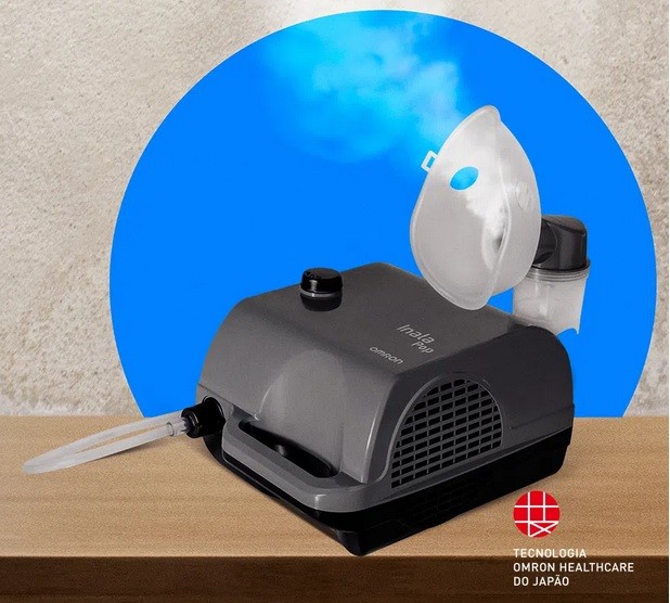 Inalador Compressor Inalapop - OMRON | Cirúrgica São Paulo